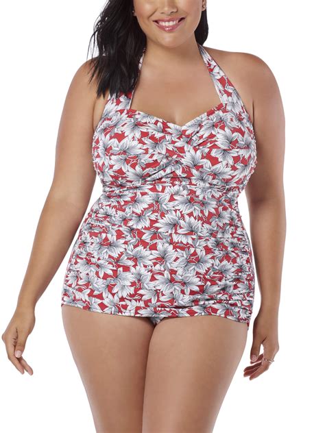 Simply Slim Simply Slim Womens Plus Size Slimming Shirred Glam