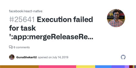 execution failed for task app mergereleaseresources after exp build