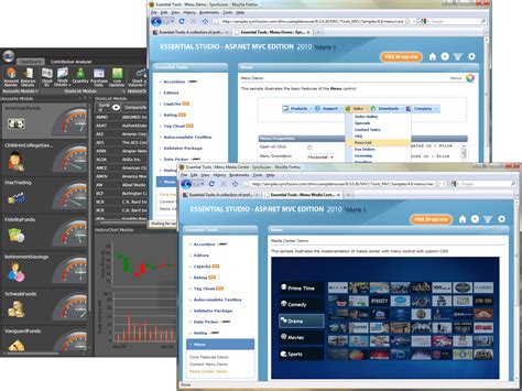 syncfusion essential tools