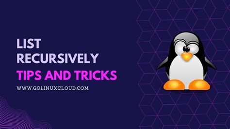how to list recursively with ls [solved] golinuxcloud