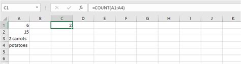how to use the count function in excel goskills