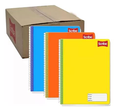 Caja 36 Cuadernos Libretas Profesional 100h Scribe A Escoger Envío Gratis