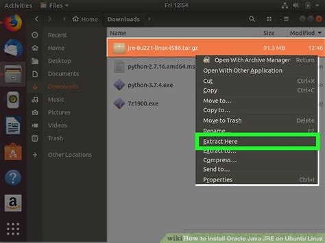 how to install oracle java jre on ubuntu linux with pictures