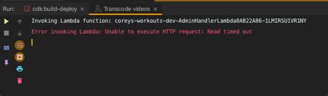 unexpected timeout when running remote lambda · issue 1896 · aws aws