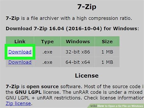 how to open a gz file on windows 12 steps with pictures
