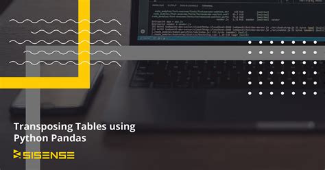 transposing tables using python pandas sisense