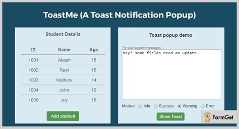 toaster notification js best toaster 2020