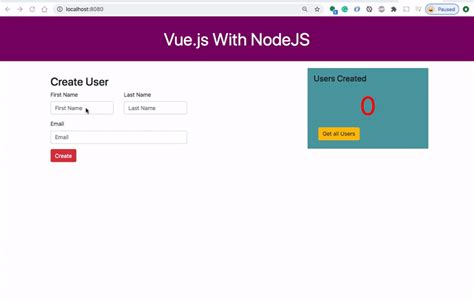 nodejs 백엔드로 vue 앱 dockerizing