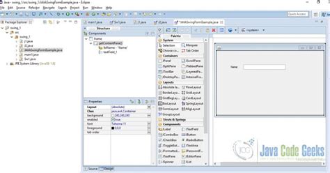 java swing form example examples java code geeks 2022