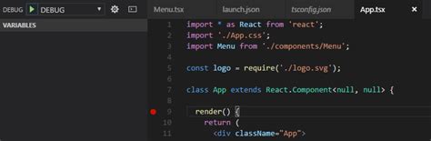 reactjs how to debug typescriptandreact files tsx in vscode stack