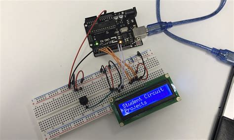 connect lcd to your arduino or alternative microcontroller