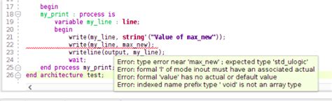 vhdl how to write to console a custom array type stack overflow