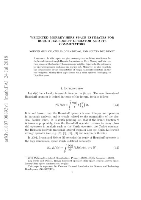 pdf weighted morrey herz space estimates for rough hausdorff operator