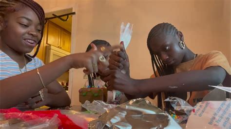 Laylay Girl You Was Too Serious‼️ Gingerbread 🏠 Making Pt 2 I 💖 Jayah