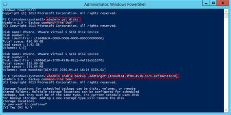 solved no disks are available for use as a backup storage destination