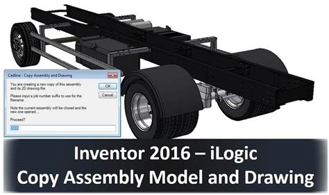 inventor 2016 ilogic copy assembly model and drawing inventor