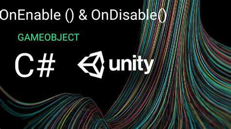 onenable and ondisable method in unity [hindi] youtube
