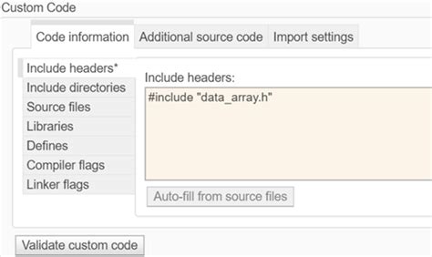 integrate external c c code into simulink using c function blocks