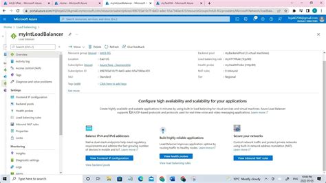 how to create and configure an azure load balancer what are