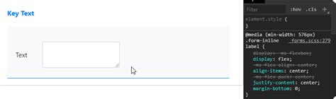 html in bootstrap why doesn t my text top align with the adjacent