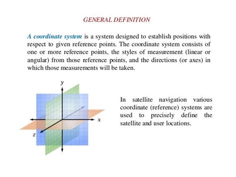 coordinate systems lecture 3