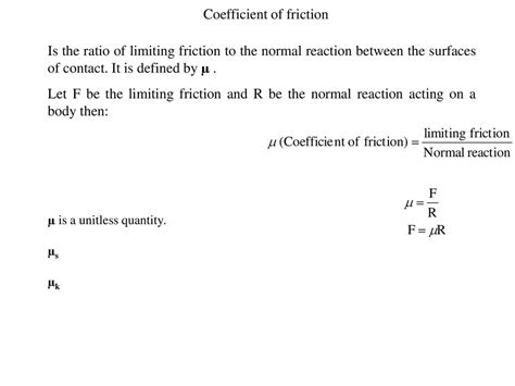 Friction Ppt Download