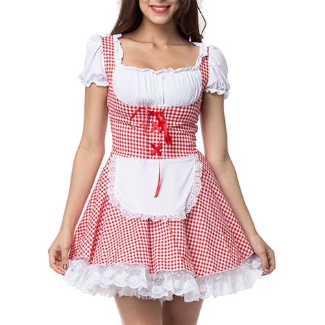 Women Traditional German Oktoberfest Beer Costume Beer Girl Beer Maid