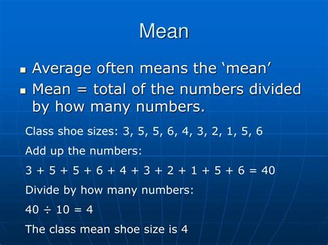 Ppt Mean Median Mode And Range Powerpoint Presentation Free Download