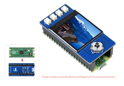 1 3inch Lcd Display Module For Raspberry Pi Pico 65k Rgb Colors 240×