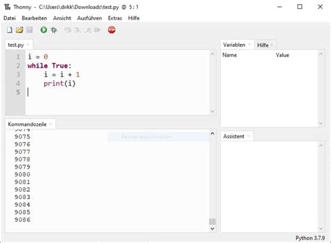 python while schleife tutorial für anfänger