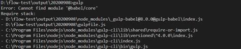 gulp使用gulp babel时报错cannot find module gulp babel 解决步骤 熙月 博客园