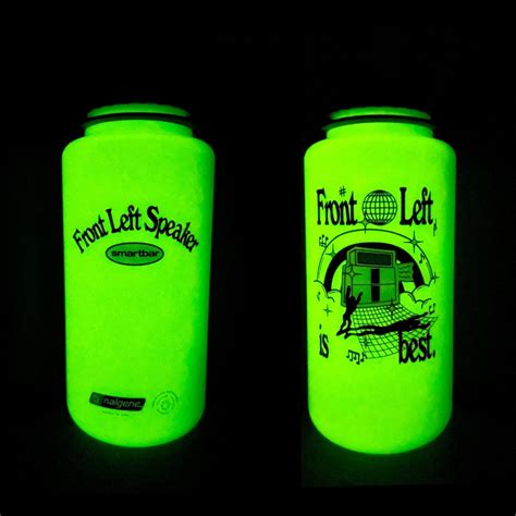 Fls Water Bottle 32 Oz Glow In The Dark 3730 Merch