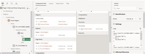 hide and show in oracle apex using javascript doyensys blog