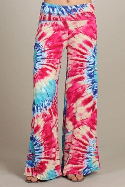 Summertime Tye Dye Palazzo Pants Pants For Women Tye Dye Pants