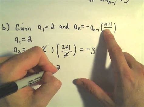 Recursive Sequences Youtube