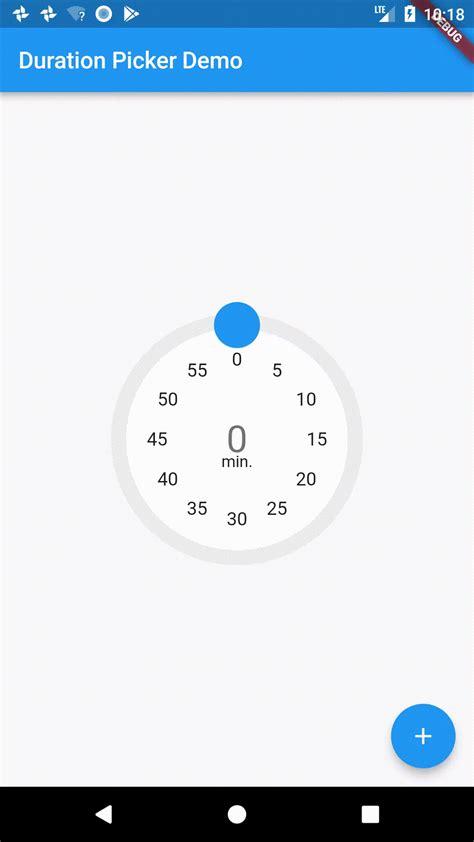 flutter duration picker flutter package