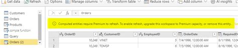 linked entities and computed entities dataflows in power bi part 4