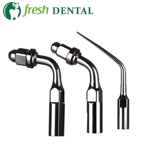 3pcs Dental Endo Tips E1 E2 E3 Ultrasonic Scaler Endo Tips For Ems E1