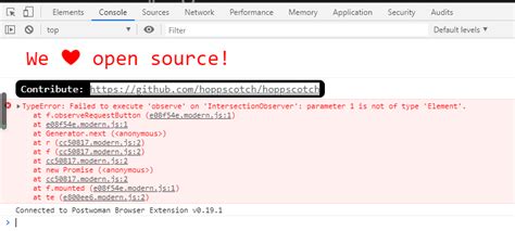 failed to execute observe on intersectionobserver parameter 1 is
