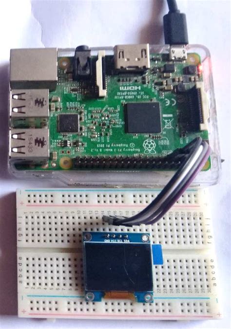 interfacing ssd1306 oled display with raspberry pi
