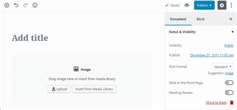how to use the new wordpress gutenberg block editor techrusk