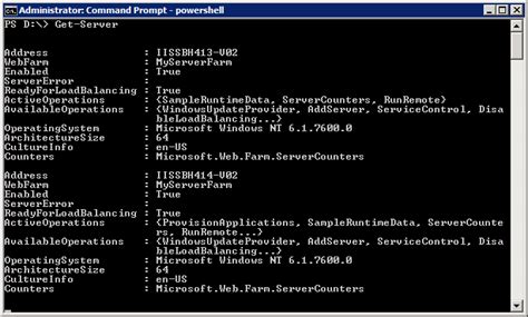 web farm framework 2 0 for iis 7 cmdlets for windows powershell