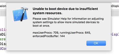 ios unable to boot device due to insufficient system resources using