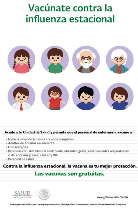 Vacúnate Contra La Influenza Estacional Durante Esta Temporada
