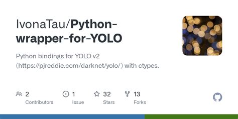 github ivonatau python wrapper for yolo python bindings for yolo v2