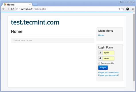 install joomla 3 6 using lamp linux apache mysql php on rhel