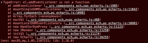 开发者工具中，报错：typeerror el addeventlistener is not a function · issue 5