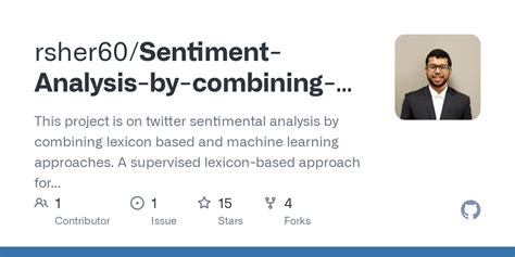 Github Rsher60 Sentiment Analysis By Combining Machine Learning And