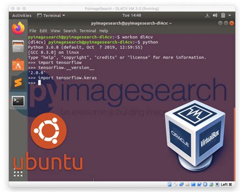 your deep learning python ubuntu virtual machine