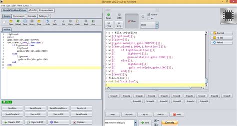 lua programming using esplorer ide tutorial